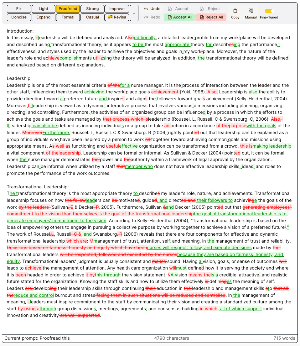 Proofread Your Essay | editGPT