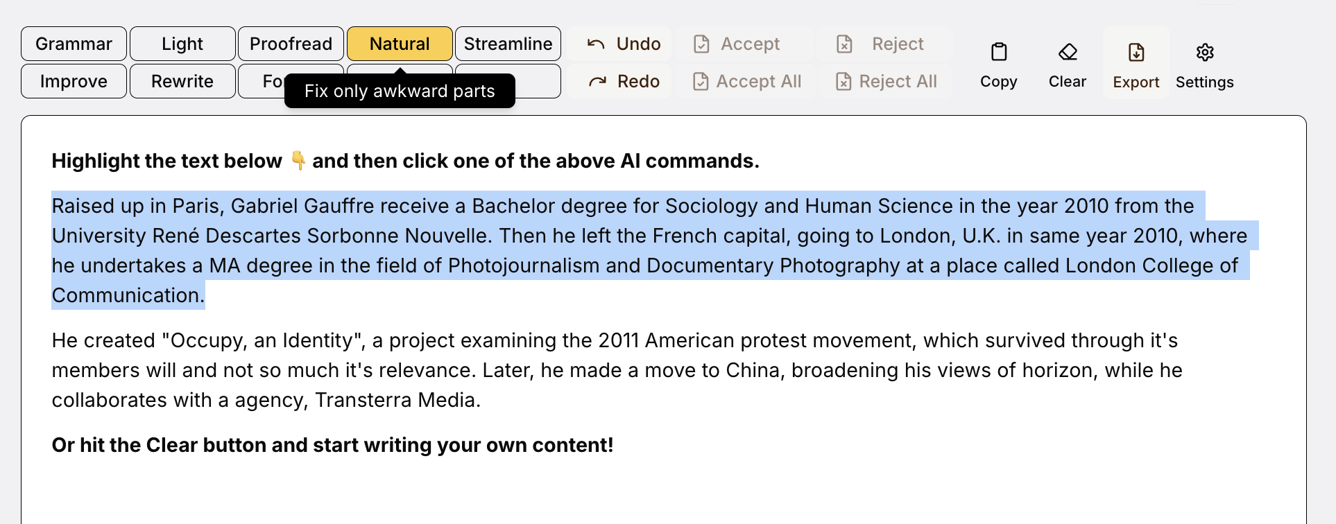 editGPT Quick Start Guide | editGPT