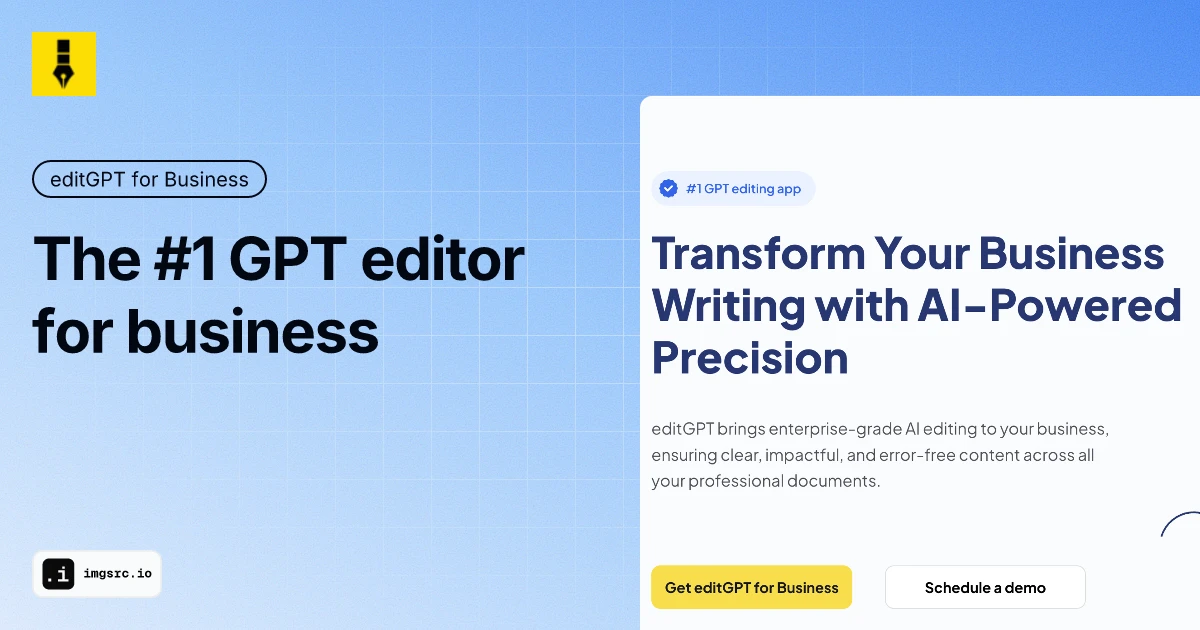 editGPT for Business | editGPT